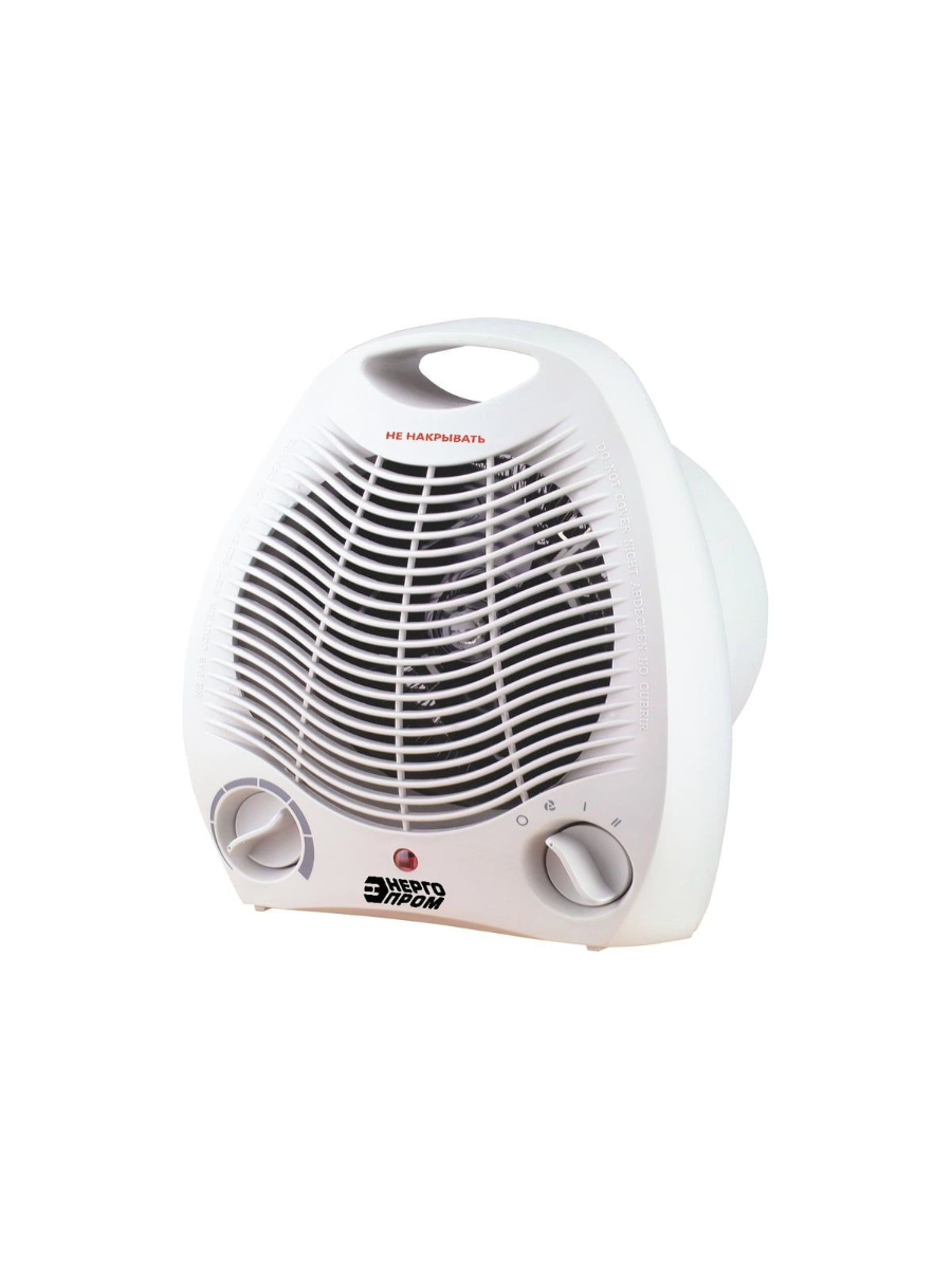 Тепловентилятор Энергопром ТВС-1, электрический, 2кВт, 2 скорости, белый