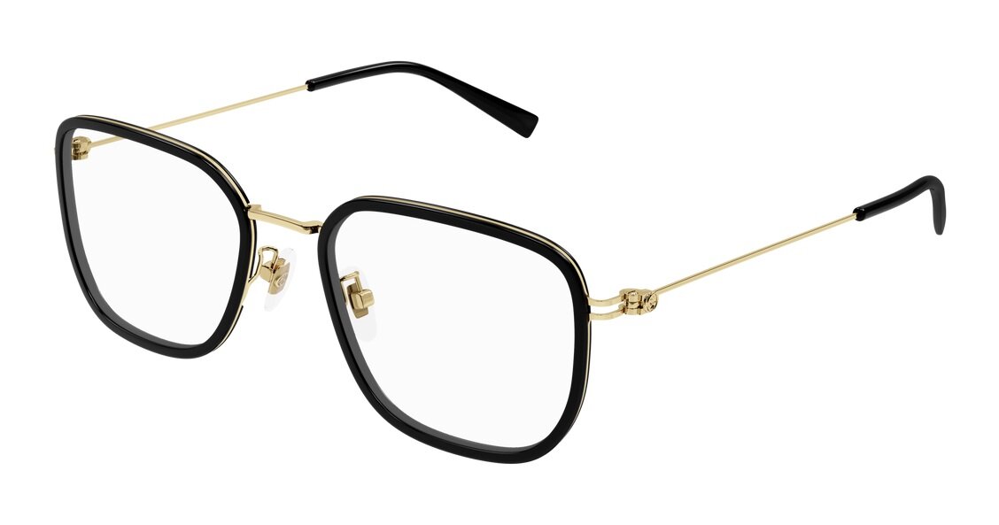 Оправа для очков Gucci GG1852OA 001, квадратная , пластиковая, чёрная