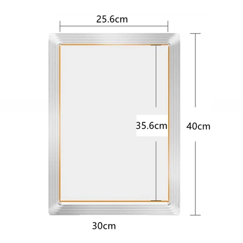 Алюминиевая рамка для трафаретной печати 200Mesh (80Thread), 30X40cm Outer Size