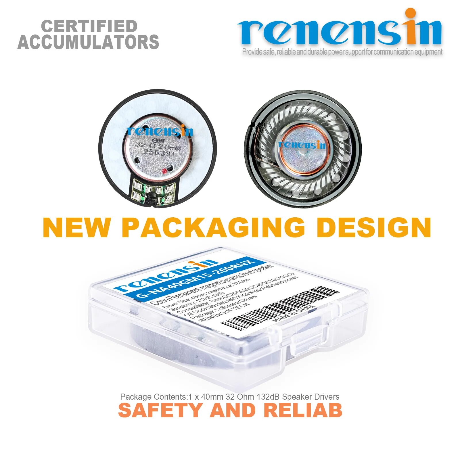 Сменные динамики 40 мм 32 Ом для наушников Bose QC25 Qc35 QC45 QC2 QC15 QC3 OE AKG K420