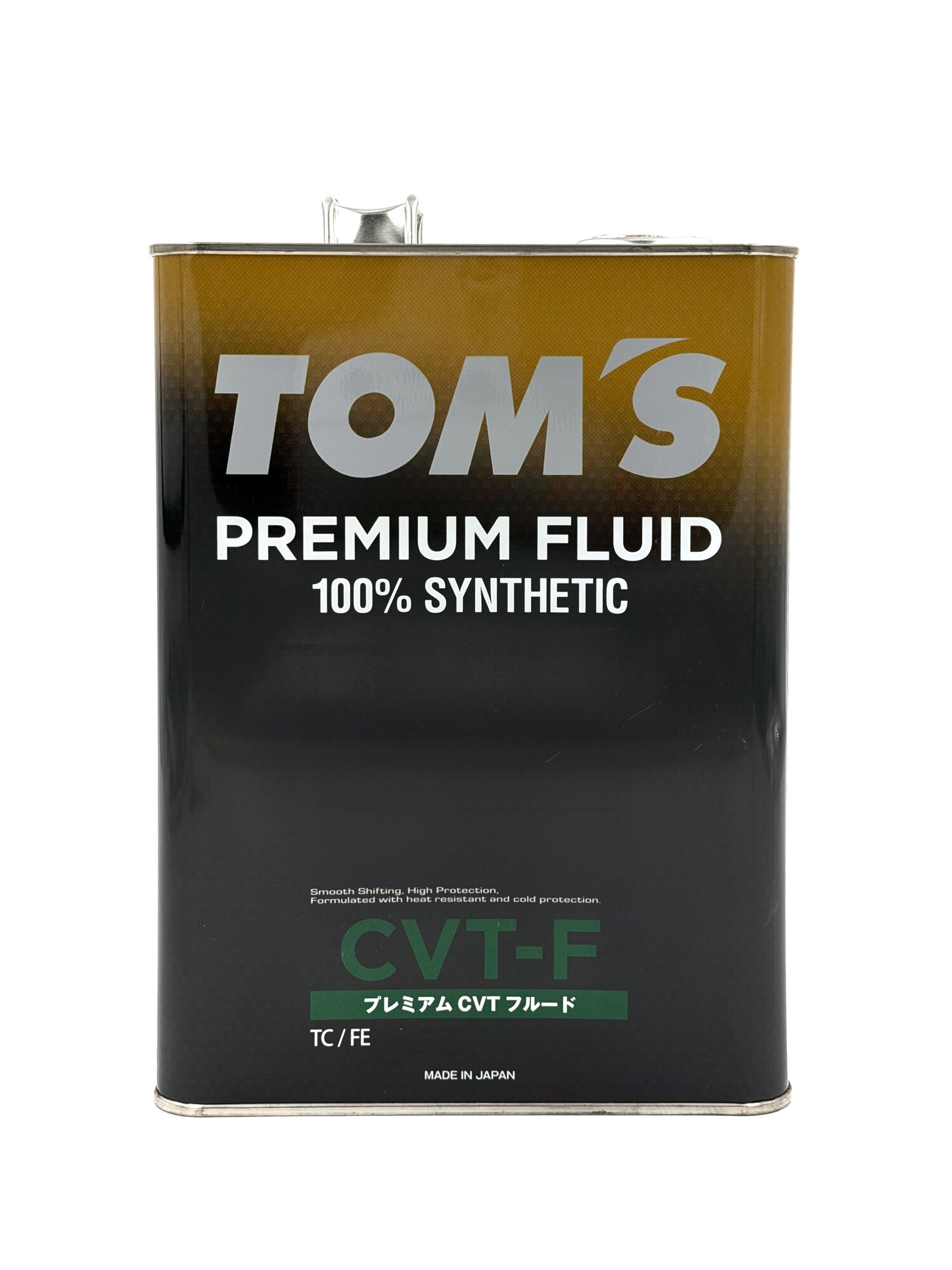Масло трансмиссионное Tom's Premium Fluid CVT-F, 4 литра, для авто