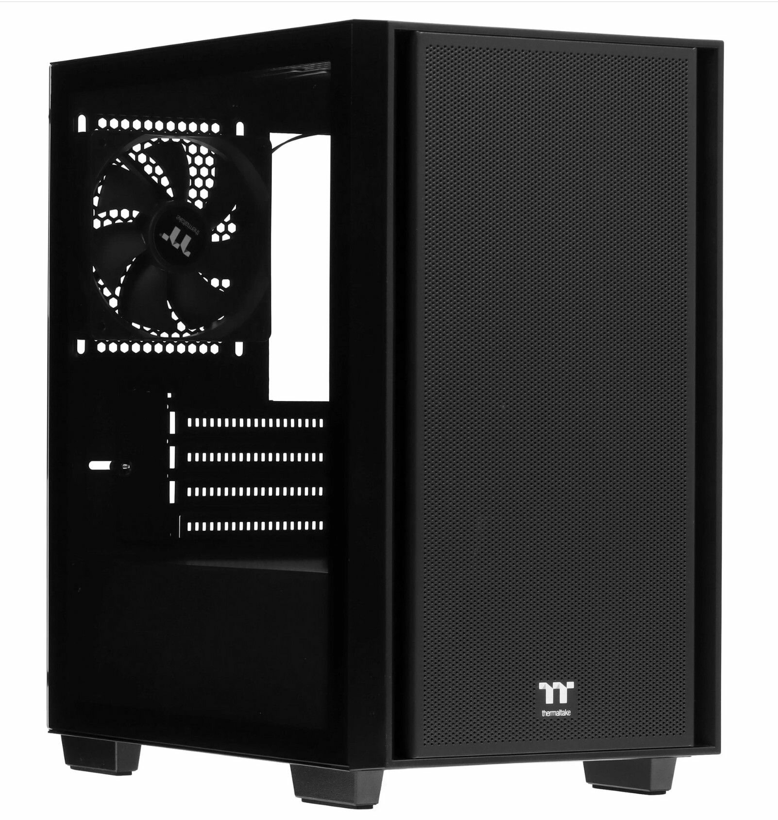 Компьютерный корпус Thermaltake Versa H16 TG (CA-1Y8-00S1WN-00) черный - Mini Tower, Micro-ATX, Mini-ITX, USB 2.0 Type-A