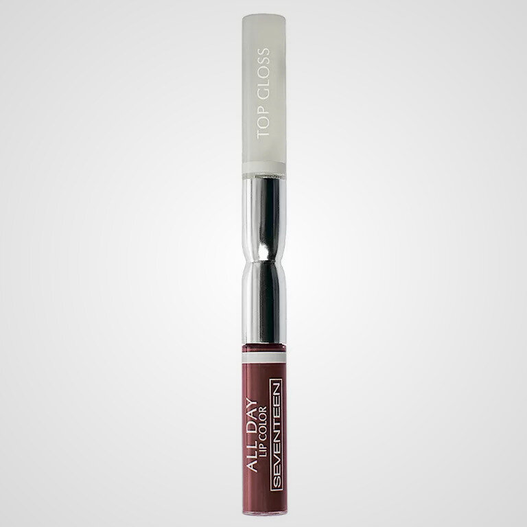 Жидкая стойкая помада-блеск тон 08 Спелая вишня SEVENTEEN ALL DAY LIP COLOR & TOP GLOSS Помада 3,5 мл
