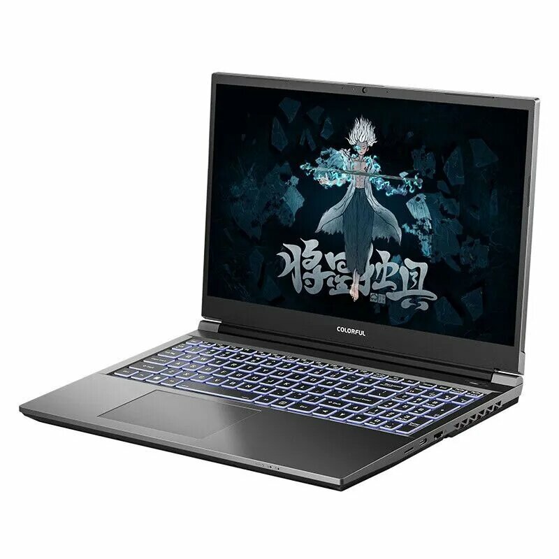 Colorful X15 Игровой ноутбук 15.6", Intel Core i7-12650H, RAM 16 ГБ, SSD 512 ГБ, NVIDIA GeForce RTX 4060 для ноутбуков (8 Гб), Windows Home, (X15 AT), серый, Английская раскладка