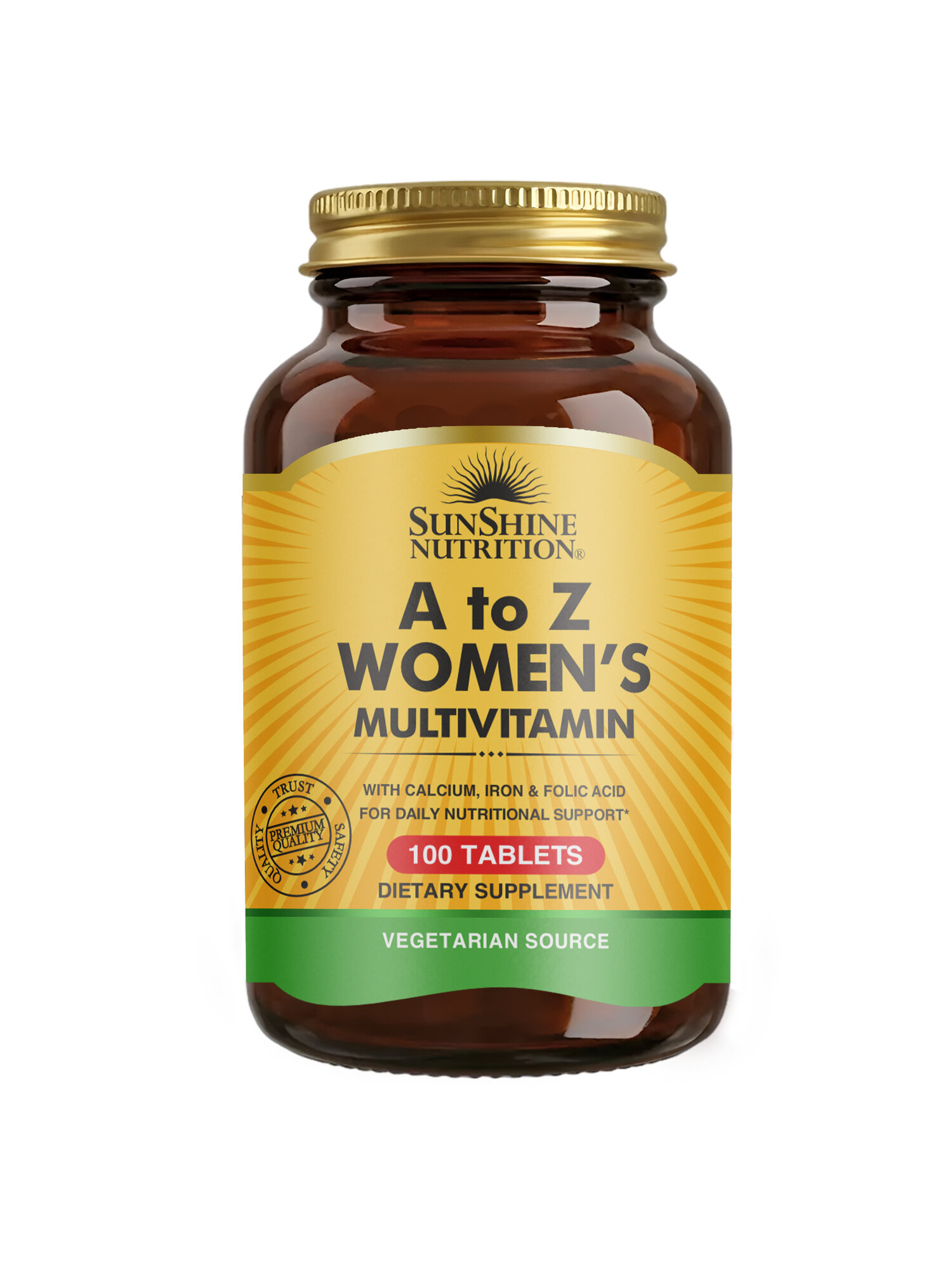 Комплекс витаминов SunShine Vit A-Z, для женщин, 100 таблеток
