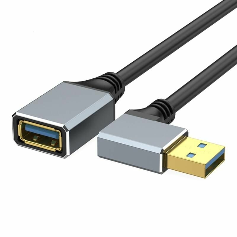USB 3.0 кабель-удлинитель под прямым углом, 1.5m - Согните вправо