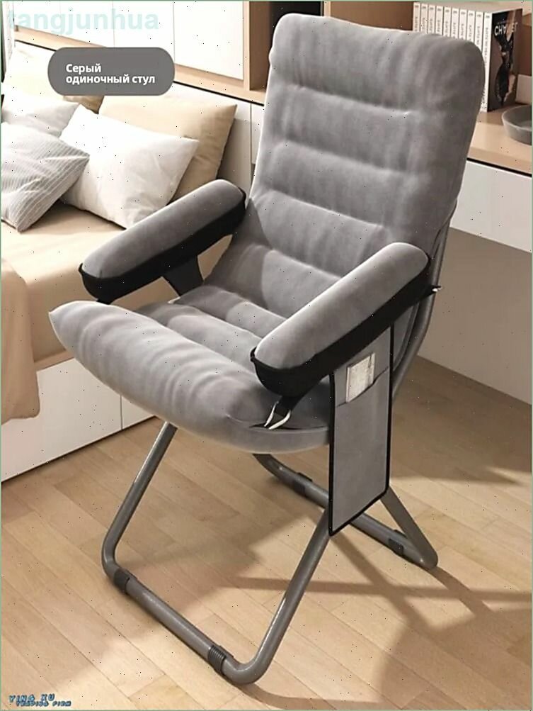 Прямой диван, механизм Реклайнер, 51х52х79 см, серый