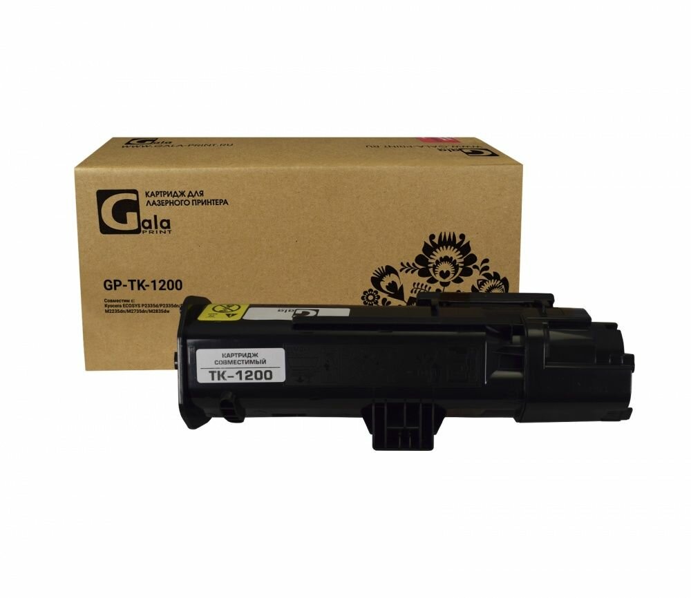 Тонер-туба GP-TK-1200 для принтеров Kyocera ECOSYS P2335d/P2335dn/P2335dw/M2235dn/M2735dn/M2835dw 30