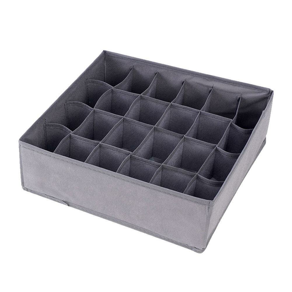 Коробка для хранения нижнего белья и носков с 6/7/8/24 отделениями, подходит для хранения и организации одежды дома.
