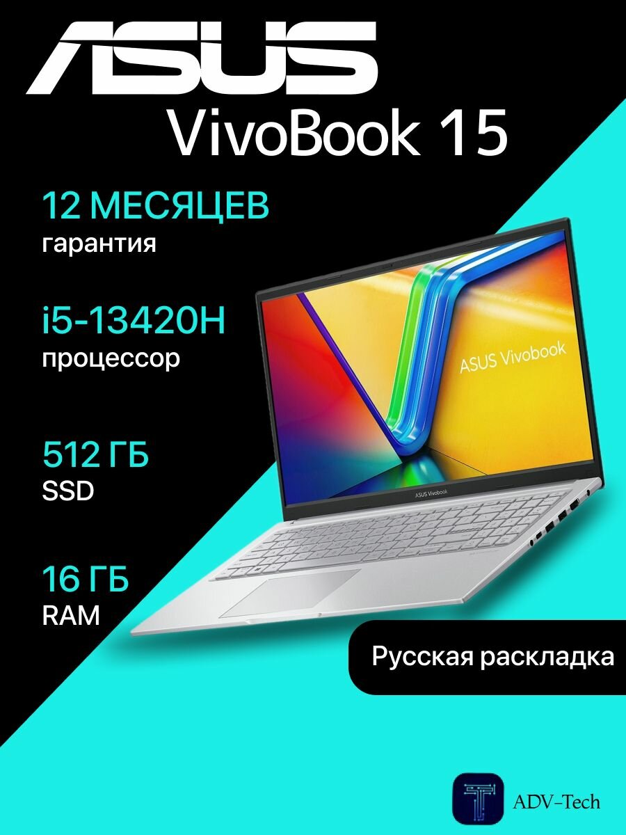 Ноутбук ASUS VivoBook 15 X1502VA-BQ492 (90NB10T2-M01HE0)