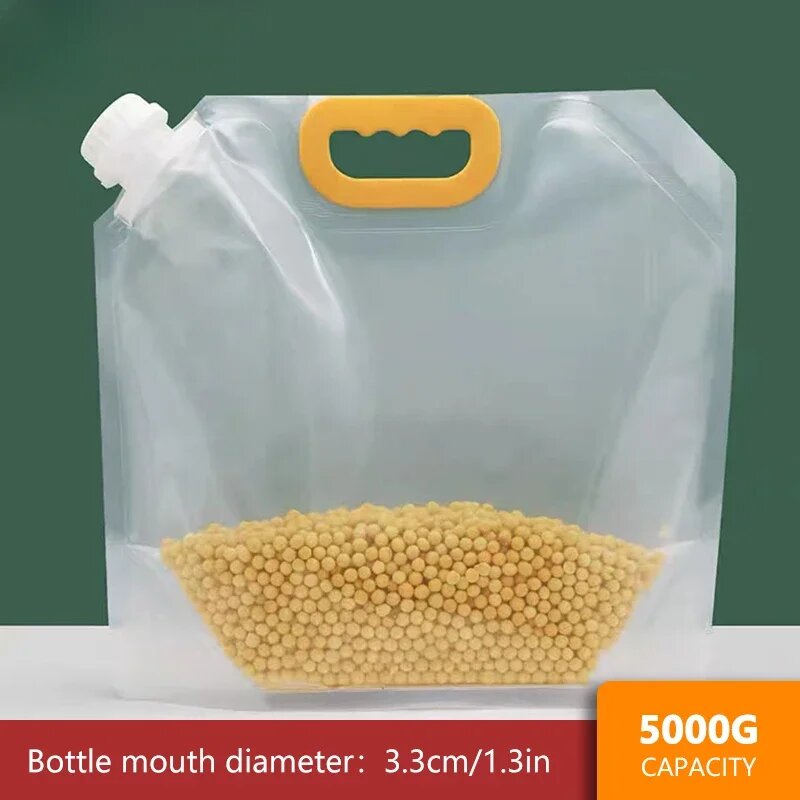 Герметичный прозрачный пакет MOONBIFFY для хранения зерна 1pcs Extra large