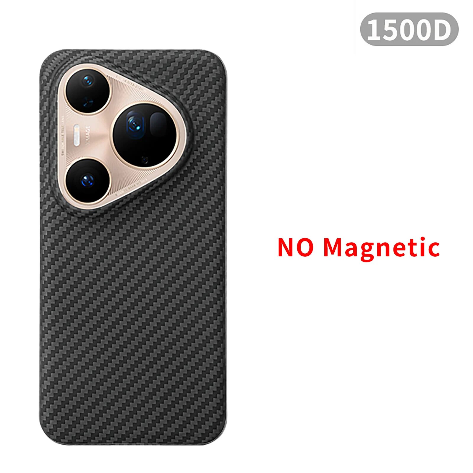 Чехол из углеродного волокна 600D Kevlar Aramid для Huawei Pura 80 Ultra/Pura 80 Pro/Pura 80, тонкий жесткий чехол с магнитной застежкой