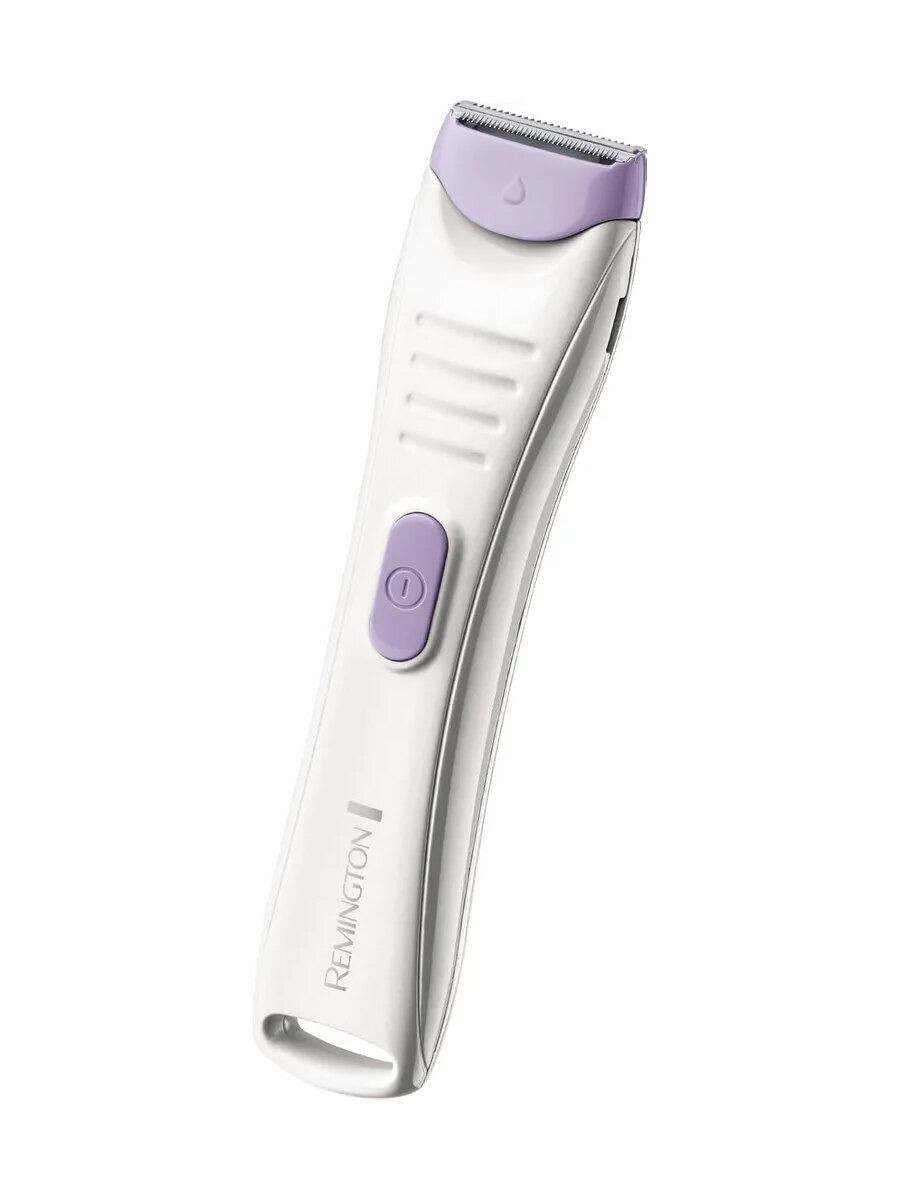 Триммер для зоны бикини Remington BKT4000 Smooth & Silky беспроводной, женский стайлер для интимной стрижки и депиляции с 2 насадками
