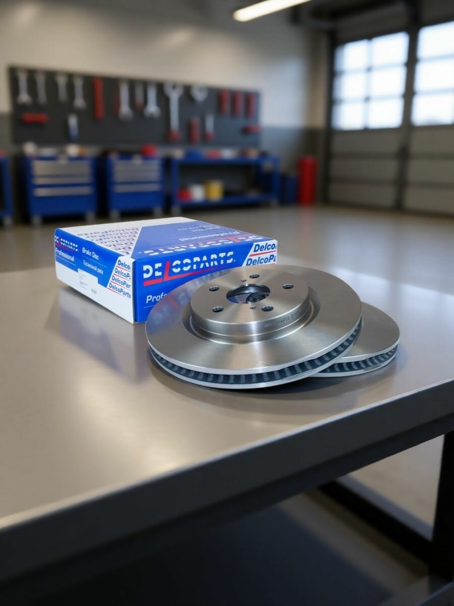 Диск тормозной передний для Тойота Камри, Лексус, Toyota CAMRY, RAV4, Lexus ES, UX, DelcoParts 19377359