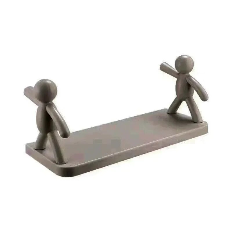 Полка для ванной серая, 1pc