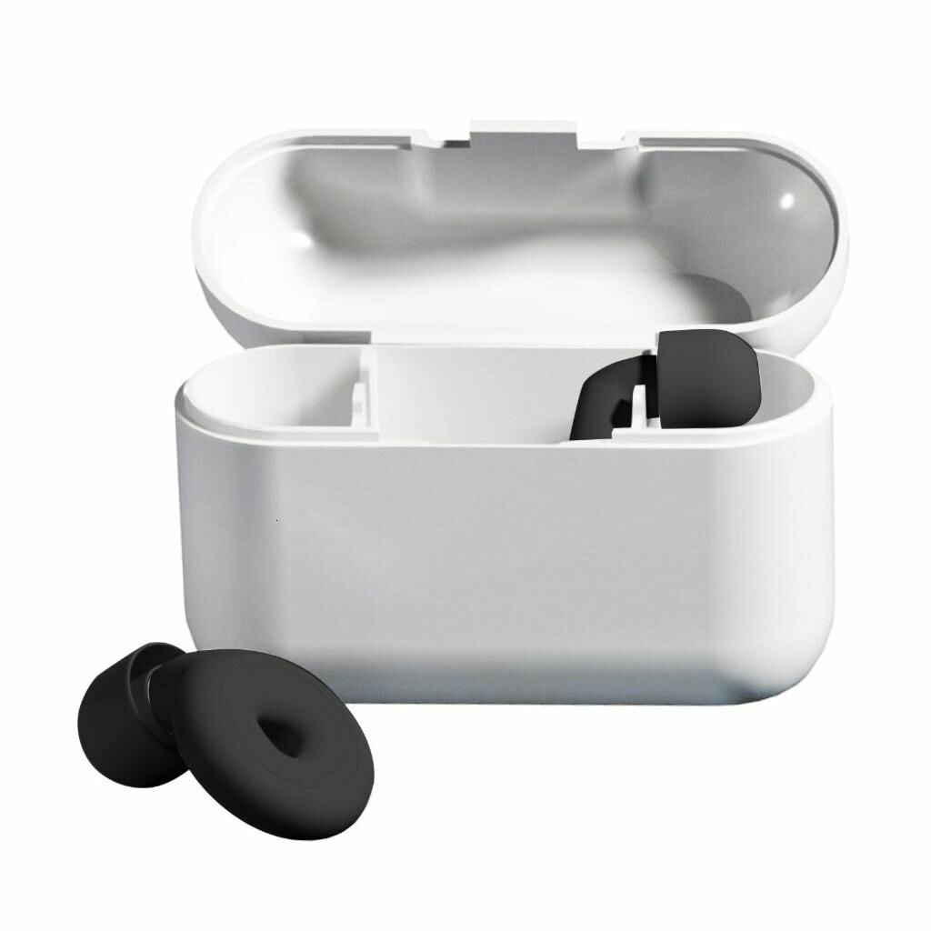 Аксессуары для наушников, Звуконепроницаемые беруши новые кольцевые силиконовые сверхшумные беруши-черный