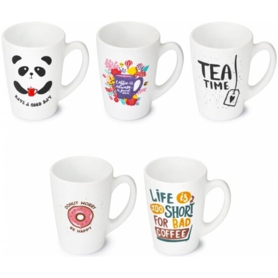 Набор кружек Luminarc ТИ ЭНД коффи микс 6шт. 320 мл. (P8590)