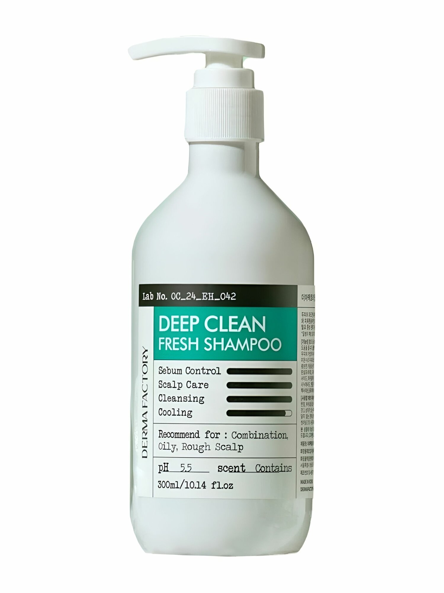 Derma Factory Шампунь для жирной и проблемной кожи головы DEEP CLEAN FREASH SHAMPOO 300мл