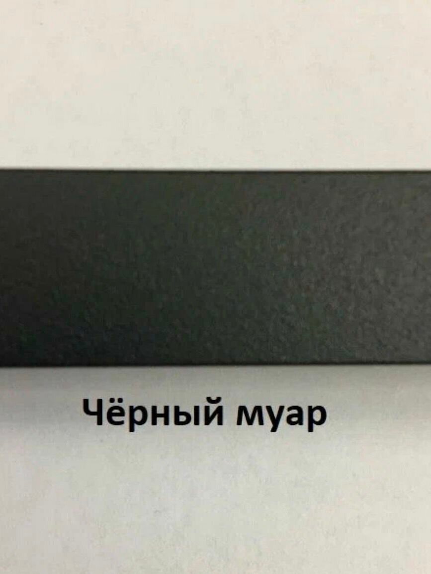 П-образный профиль 10х10 мм, Алюминиевый Черный муар 2700 мм -1 шт — фото 1