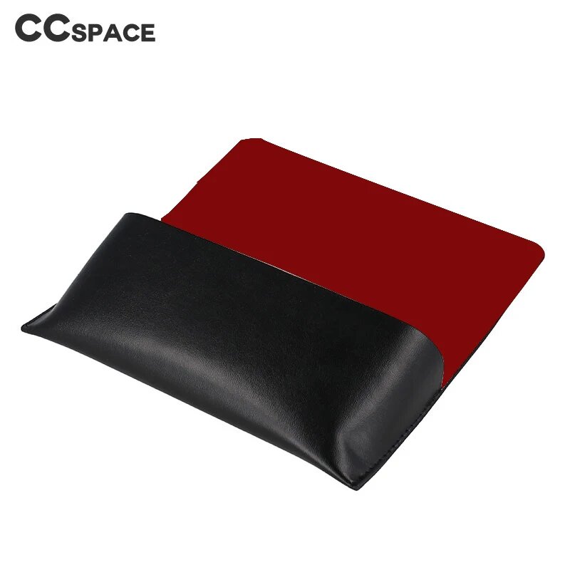 Большой черный чехол для очков CCspace red