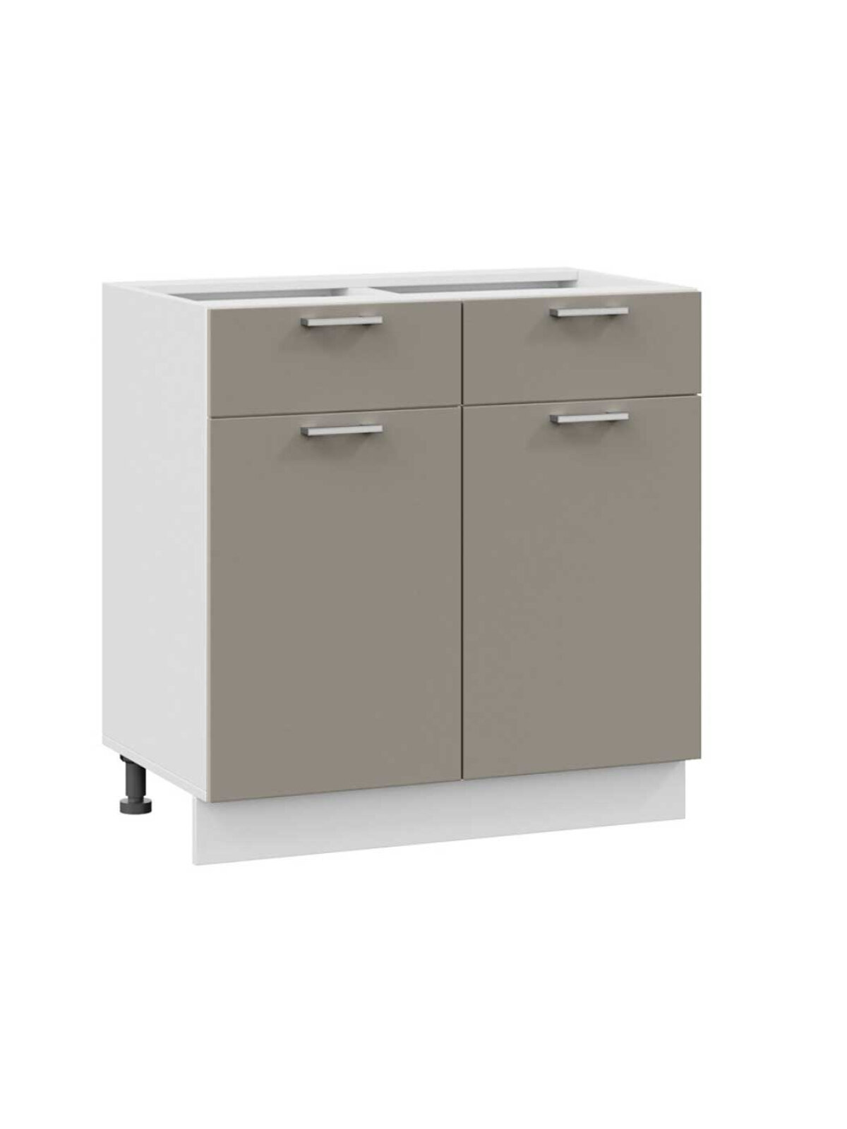 Нижний кухонный шкаф с ящиком 800 Катрин (циркон) Huge Mebel. Ширина 800 Высота 840. Модули кухонные нижние