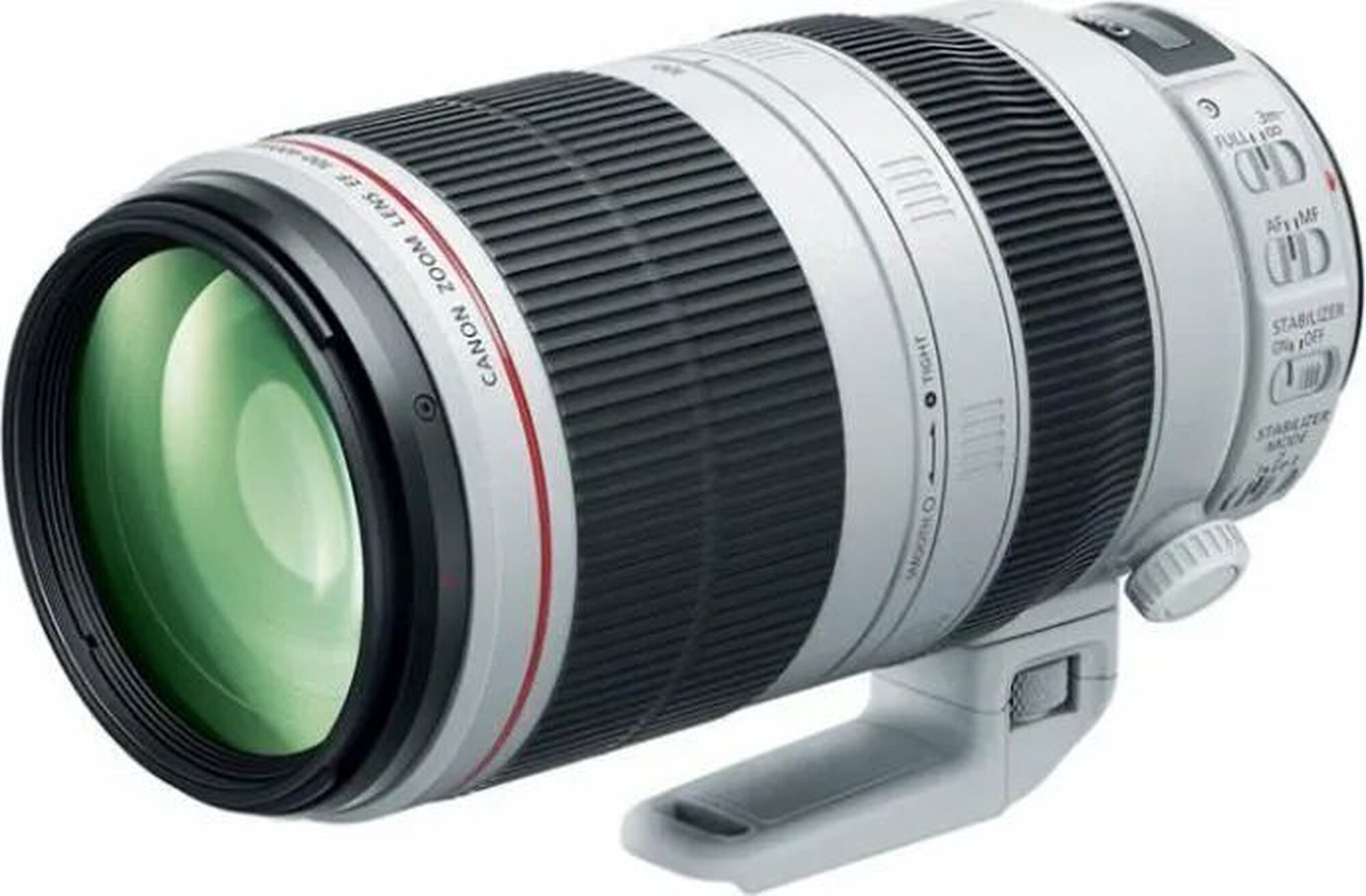 Объектив Canon EF 100-400mm f/4.5-5.6L IS USM, телеобъектив, байонет Canon EF-S, белый
