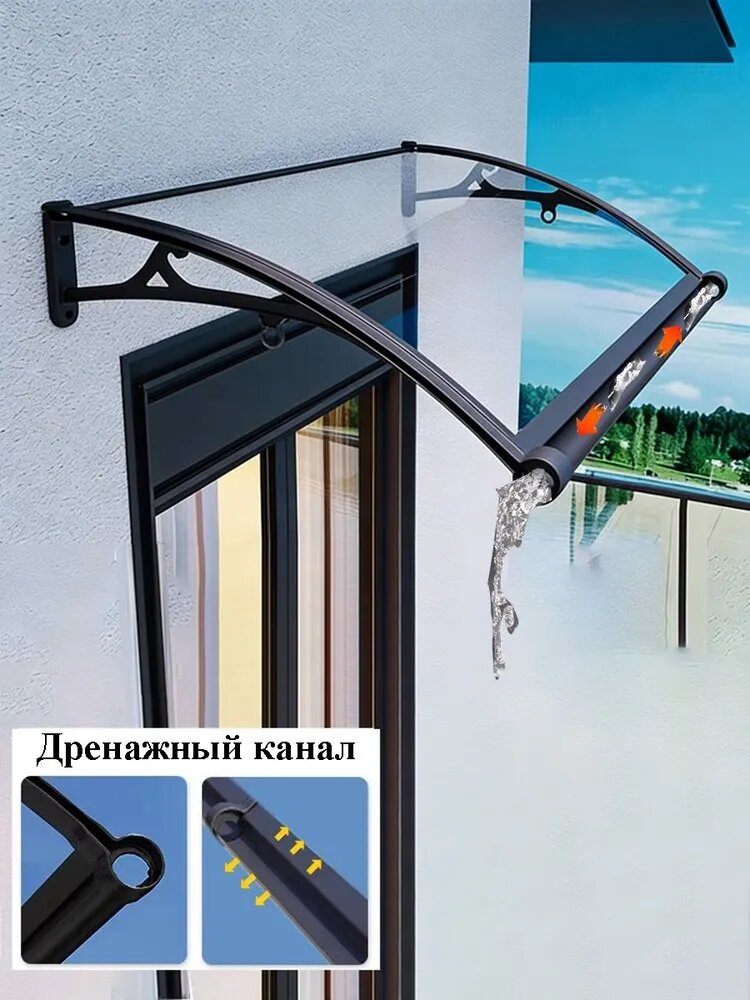 Универсальный козырёк дверной/Козырек для дачи, дома