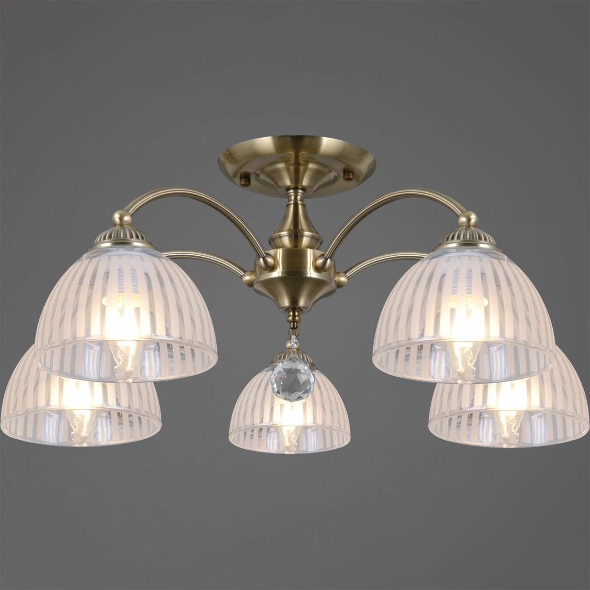 Потолочная люстра ILLUMICO IL0564-5CSQ-25AB ELITE