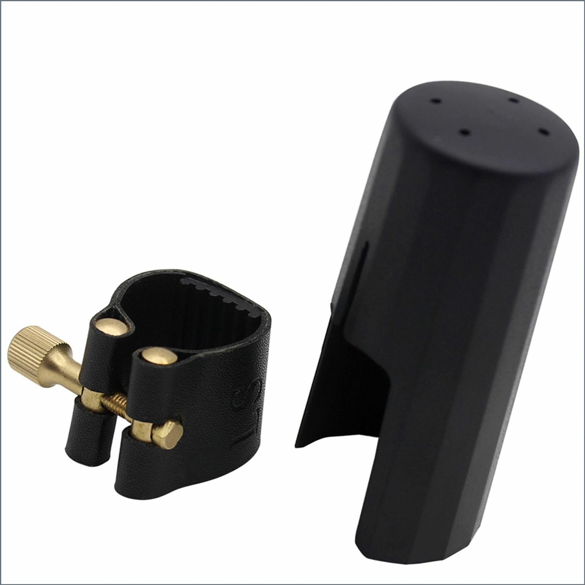 Combuy Фиксатор лигатуры мундштука + колпачок для деталей саксофона альт-саксофона