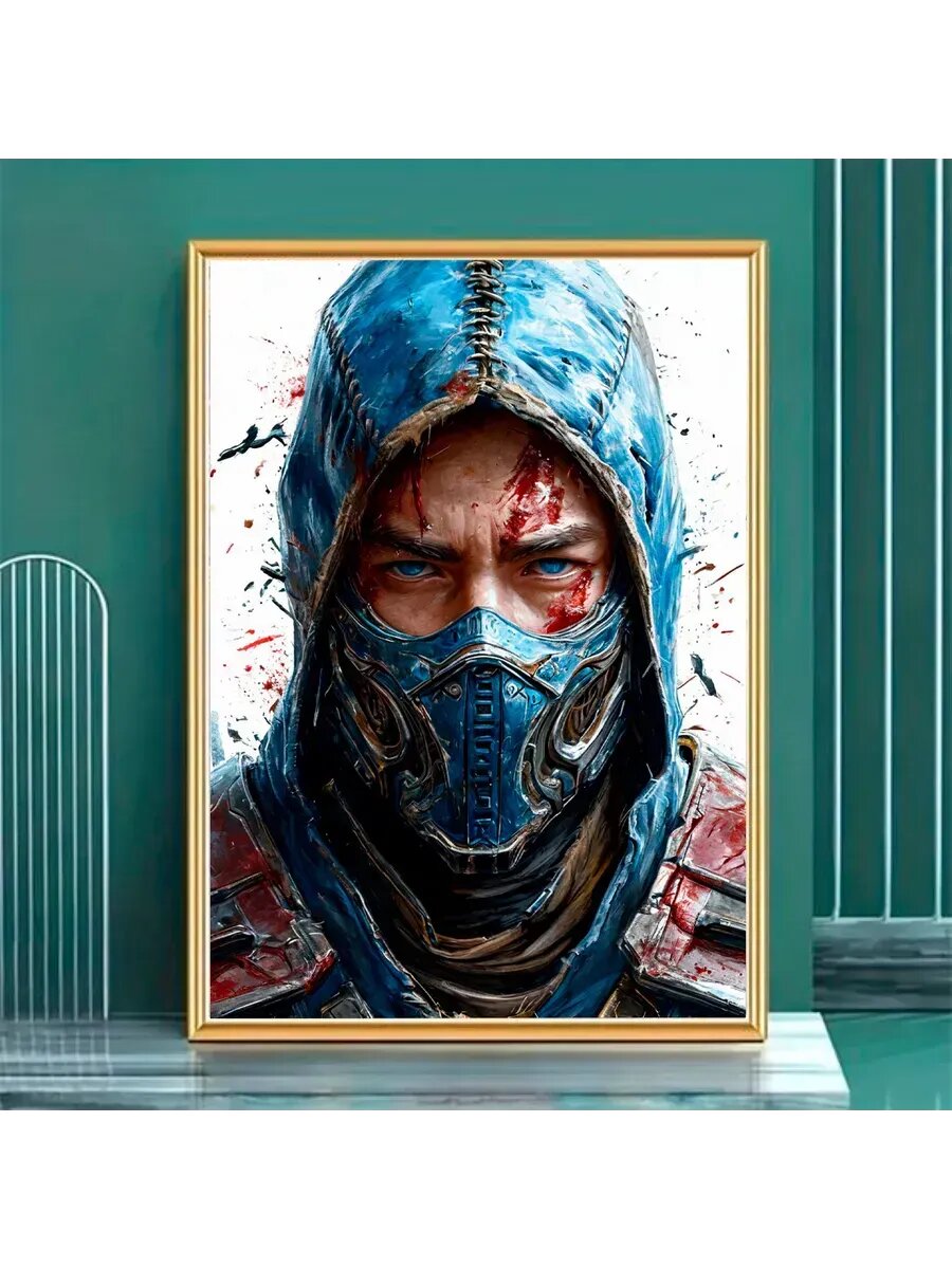 Картина на стену для интерьера "Mortal Kombat" 40х50 см