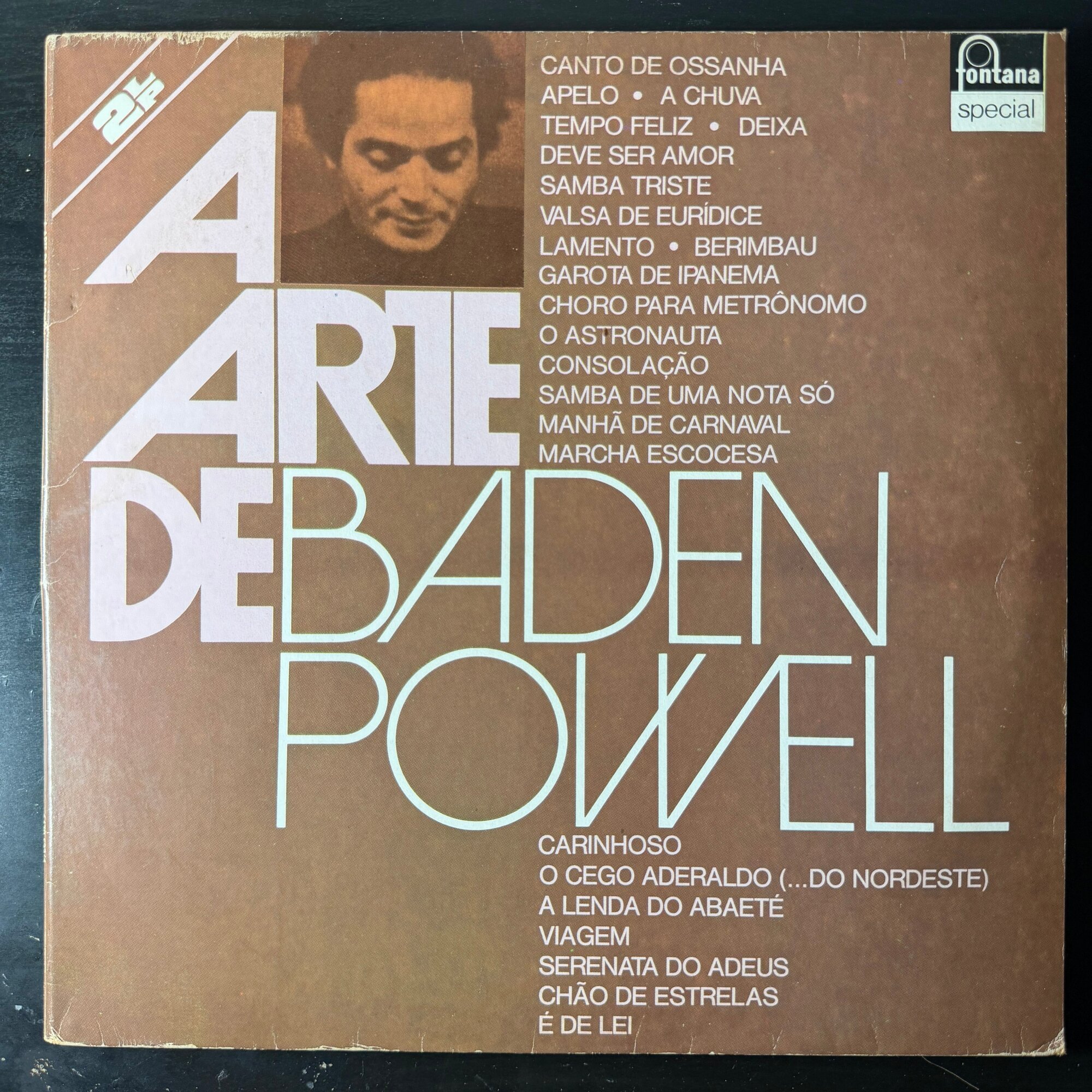 Виниловая пластинка Baden Powell A Arte De Baden Powell 2LP (Бразилия 1975г.)