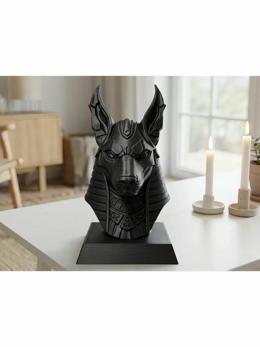 Бюст Анубиса "Египетский Страж" 3D печать из пластика