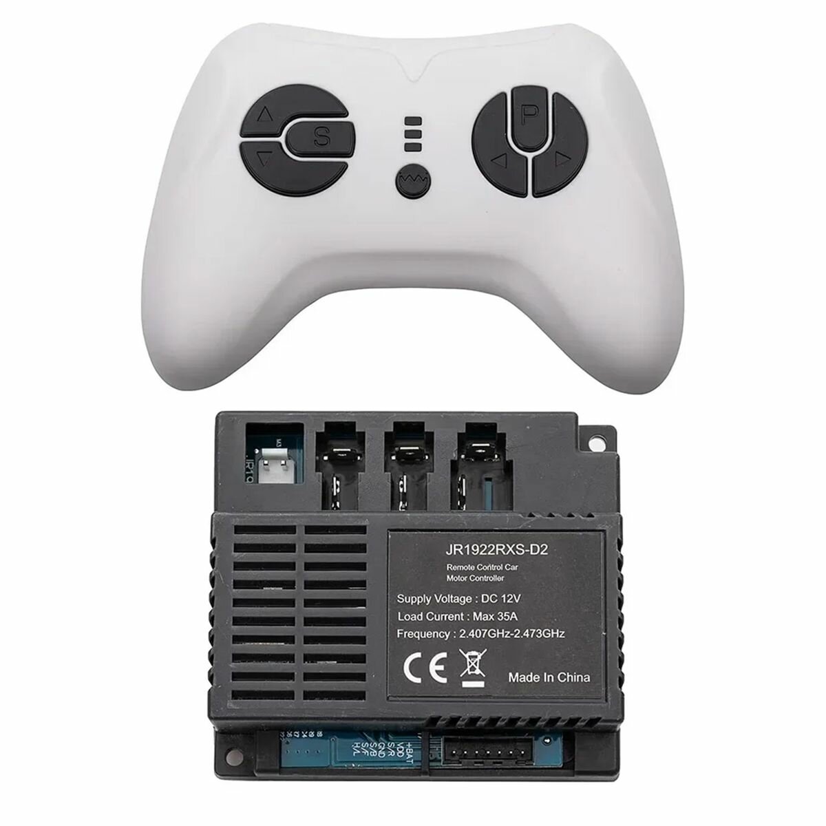 JR1922RXS-D2 12 В детская электрическая игрушечная машинка 2.4G пульт дистанционного управления и приемник для детей