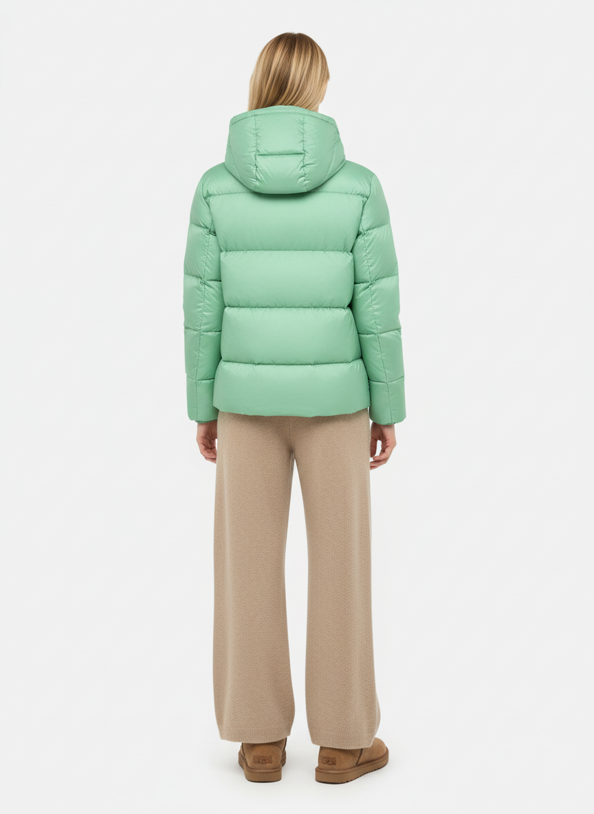Куртка JUST CLOTHES, размер 46, зеленый — фото 1