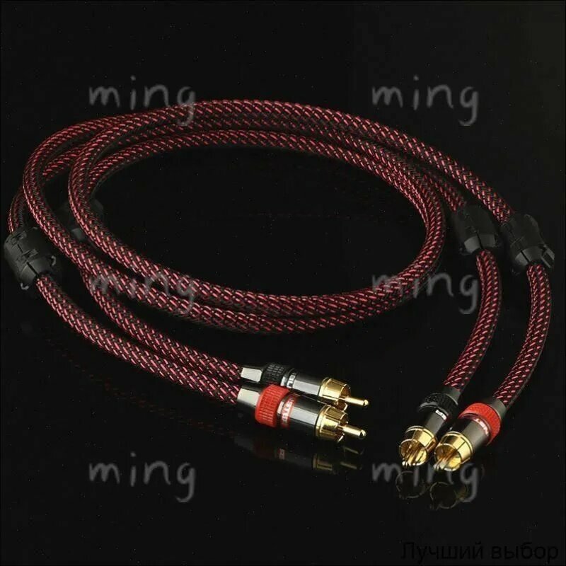 Monster Аудиокабель RCA/RCA, 2 м, красный