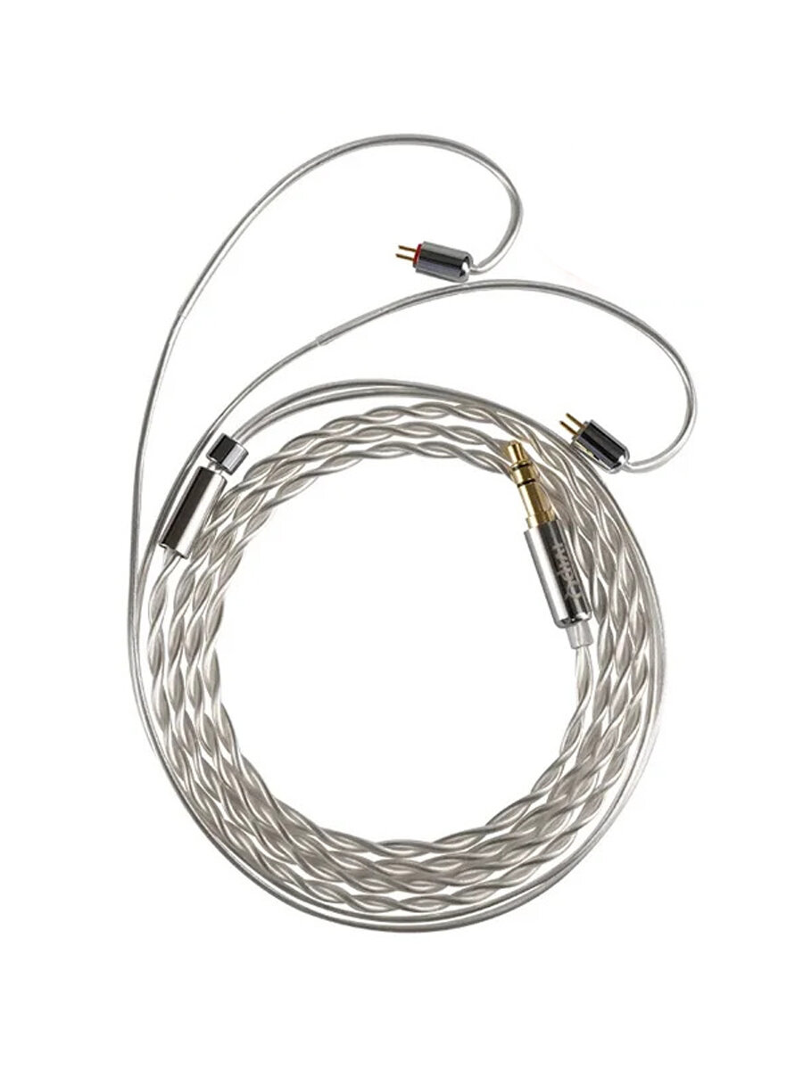 IvipQ-71 2 Core 3.5 mm Recessed 2PIN 0.78, серебристый, кабель для наушников