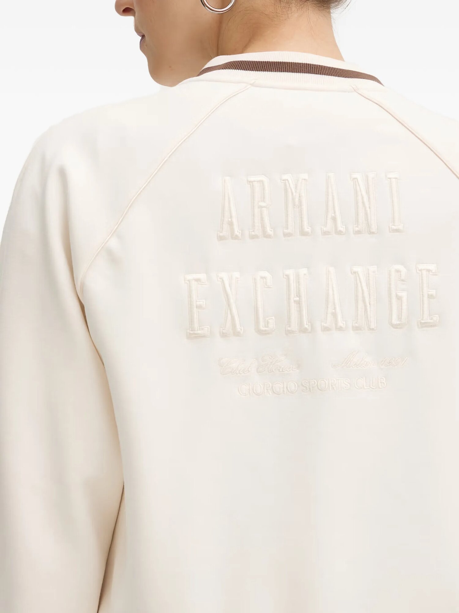 Толстовка Armani Exchange, размер L, , белый, — фото 1