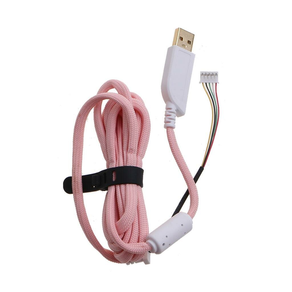 Замена кабеля USB-мыши, Розовый