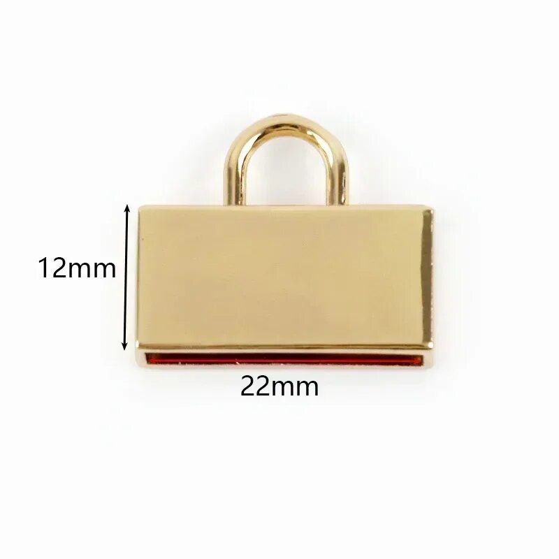 Металлические пряжки для сумок Meetee 2-10 шт 4Pcs, I-LightGold-22mm