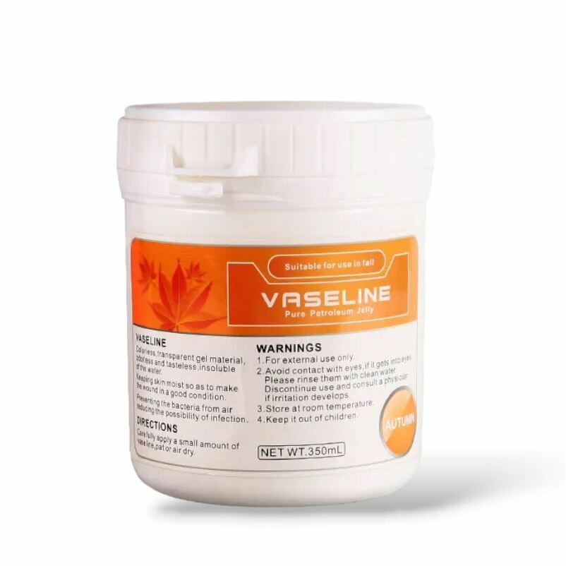 Вазелин для тату с антимикробным эффектом Vaseline Pure Petroleum Jelly - Autumn, 500мл