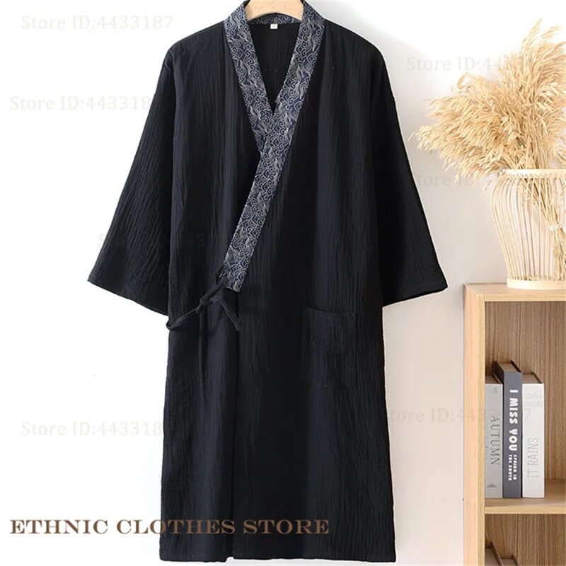 Хлопковое кимоно CEARPION Черный, M, Black Cardigan