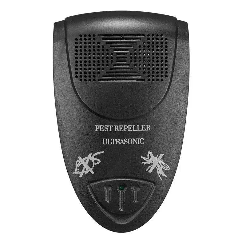Ультразвуковой отпугиватель насекомых Pest Repeller, ЕС, черный