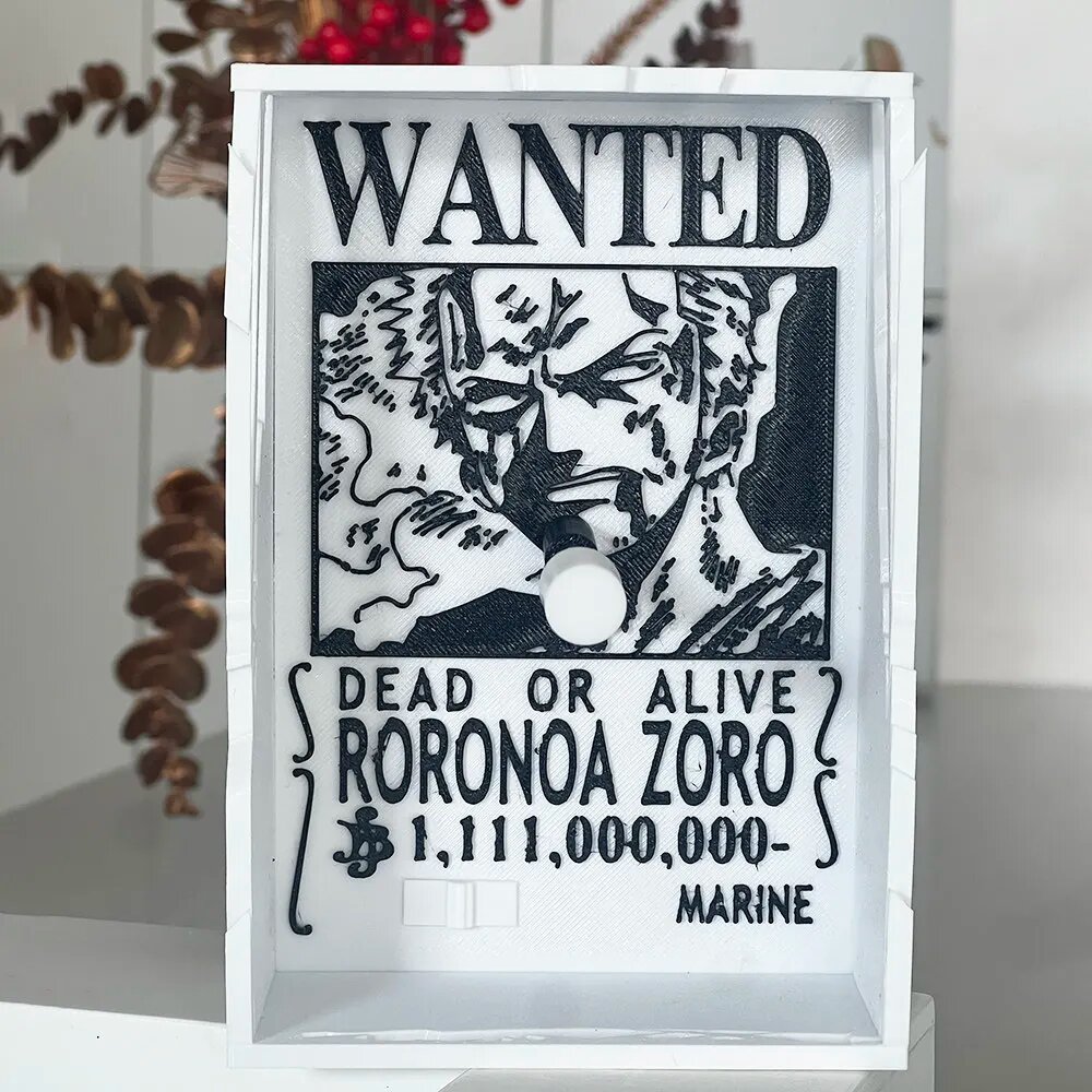 Ночник 3D One Piece Зоро, Bandai, Цвет: 1