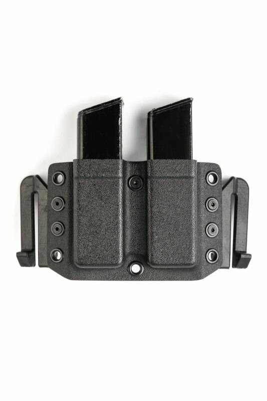 Спаренный подсумок из кайдекса под дополнительные магазины пистолета Glock 17, 19, 26, 34
