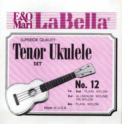 Струны для укулеле тенор La bella 12-Tenor Ukulele