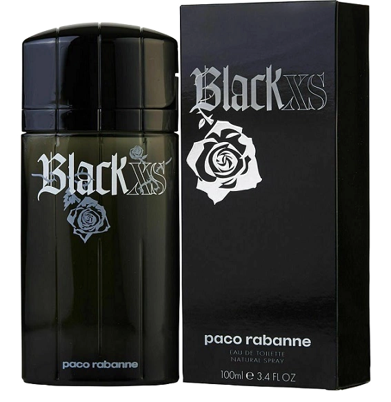 Парфюм для мужчин Пако Рабан Блэк Иксес Олд Дизайн 100 мл / Paco Rabanne Black XS Old Design