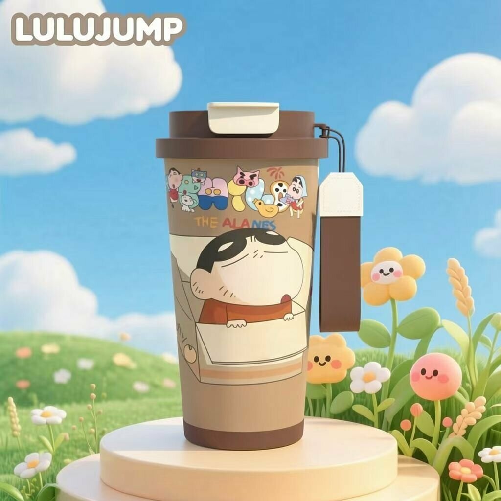 Забавная термокружка Crayon Shin-chan из нержавеющей стали 316.