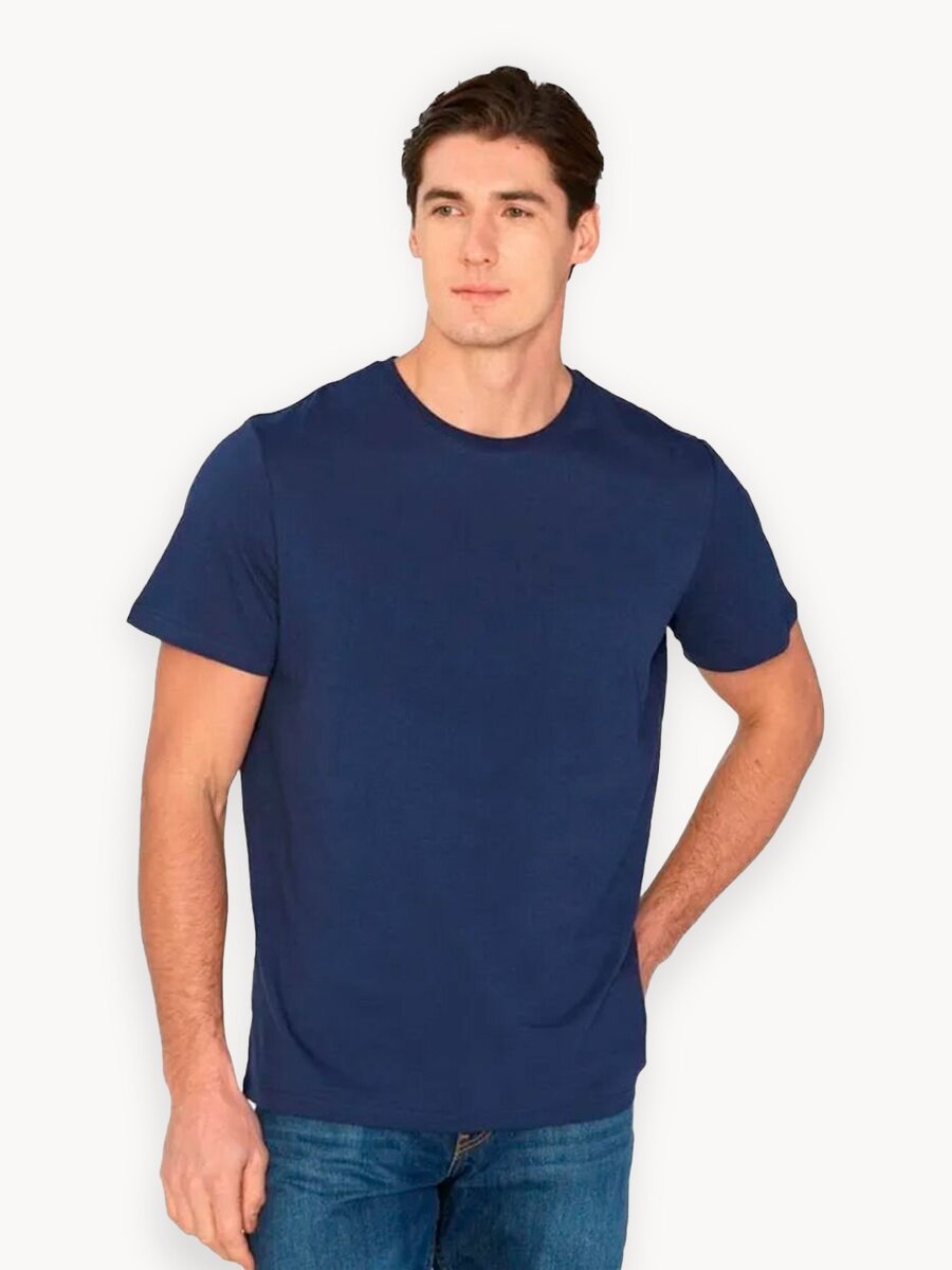 Футболка Футболка ZOBI мужская однотонная без принта