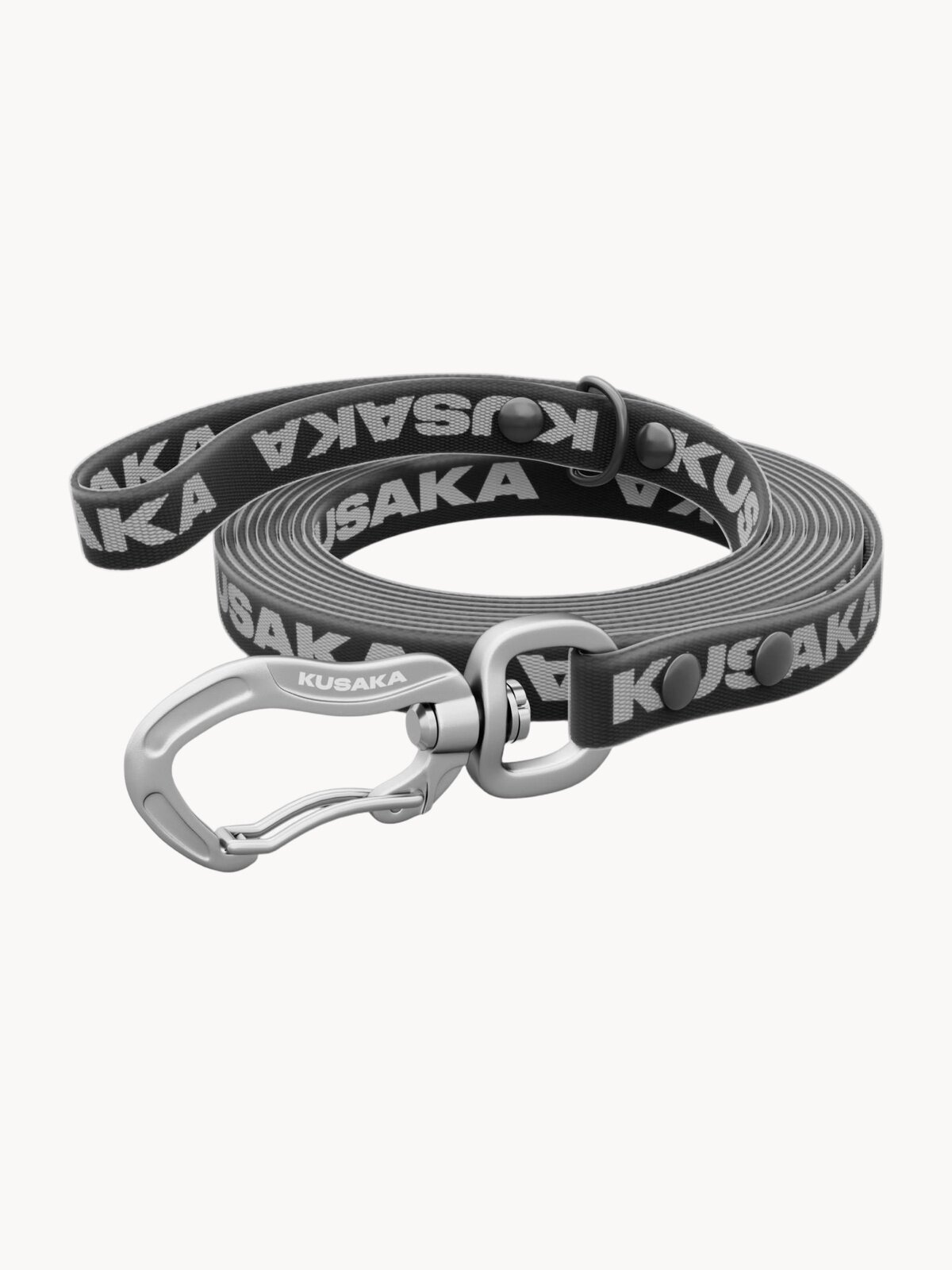 Поводок биотановый для мелких и средних пород KUSAKA 3м черный