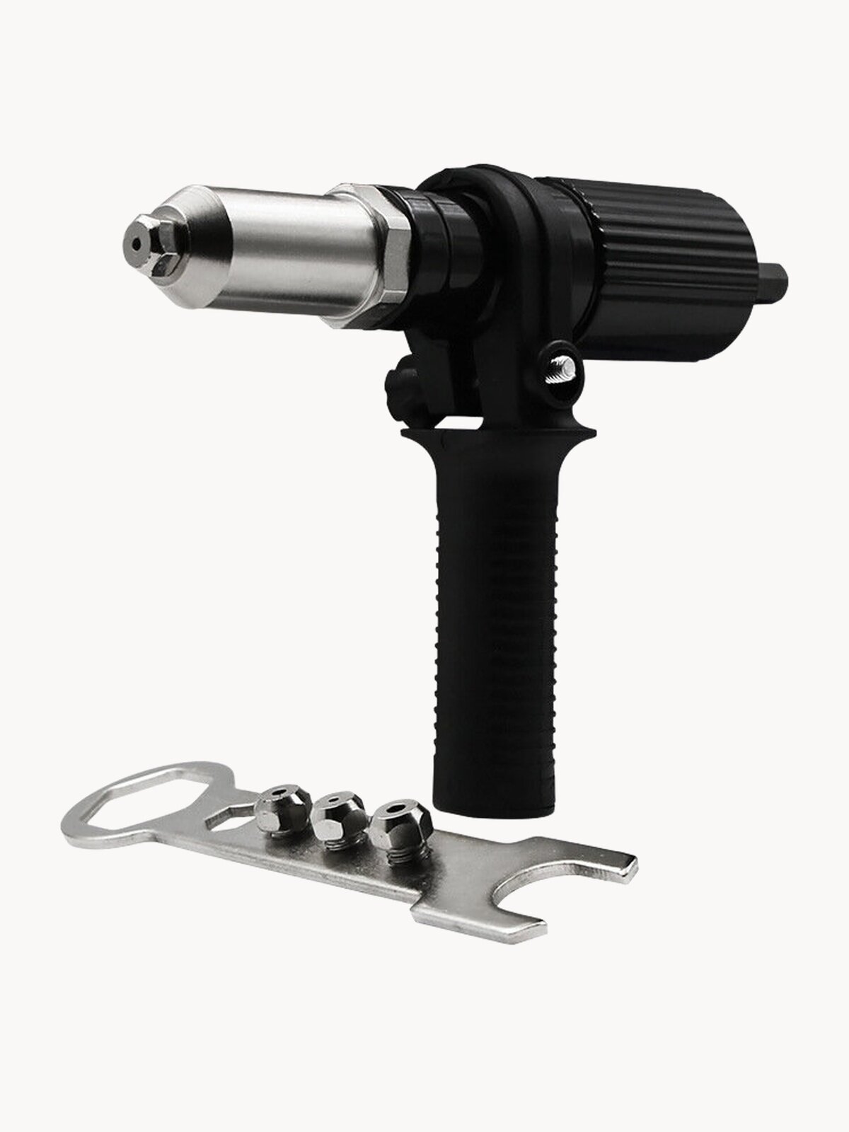 Насадка на дрель MyPads, шуруповерт - заклепочник металлический с ручкой